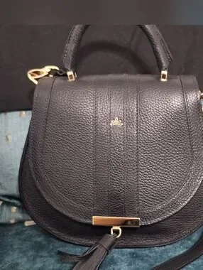 DeMellier | Bags | Demellier London The Mini Venice Black Grain Leather ...
